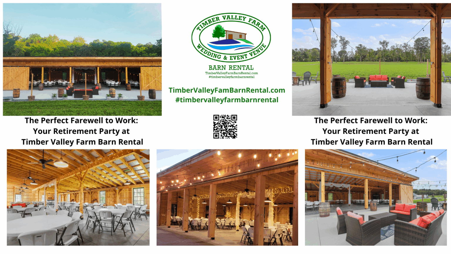 Your 100-Acre Ultimate Retirement Venue Celebration with 3 Cabins🥳