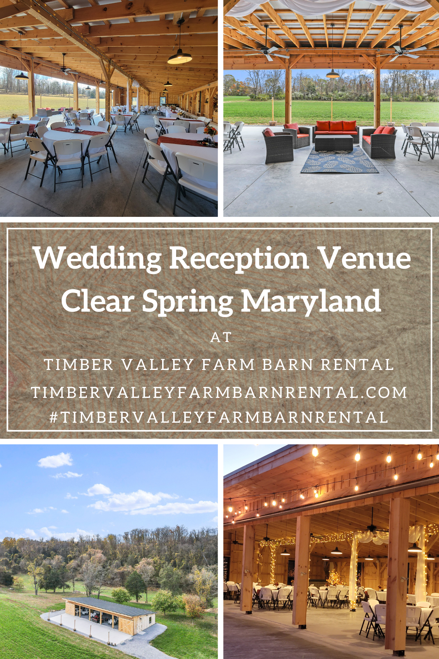 1 Stunning Wedding Reception Venue Clear Spring Maryland - Timber ...