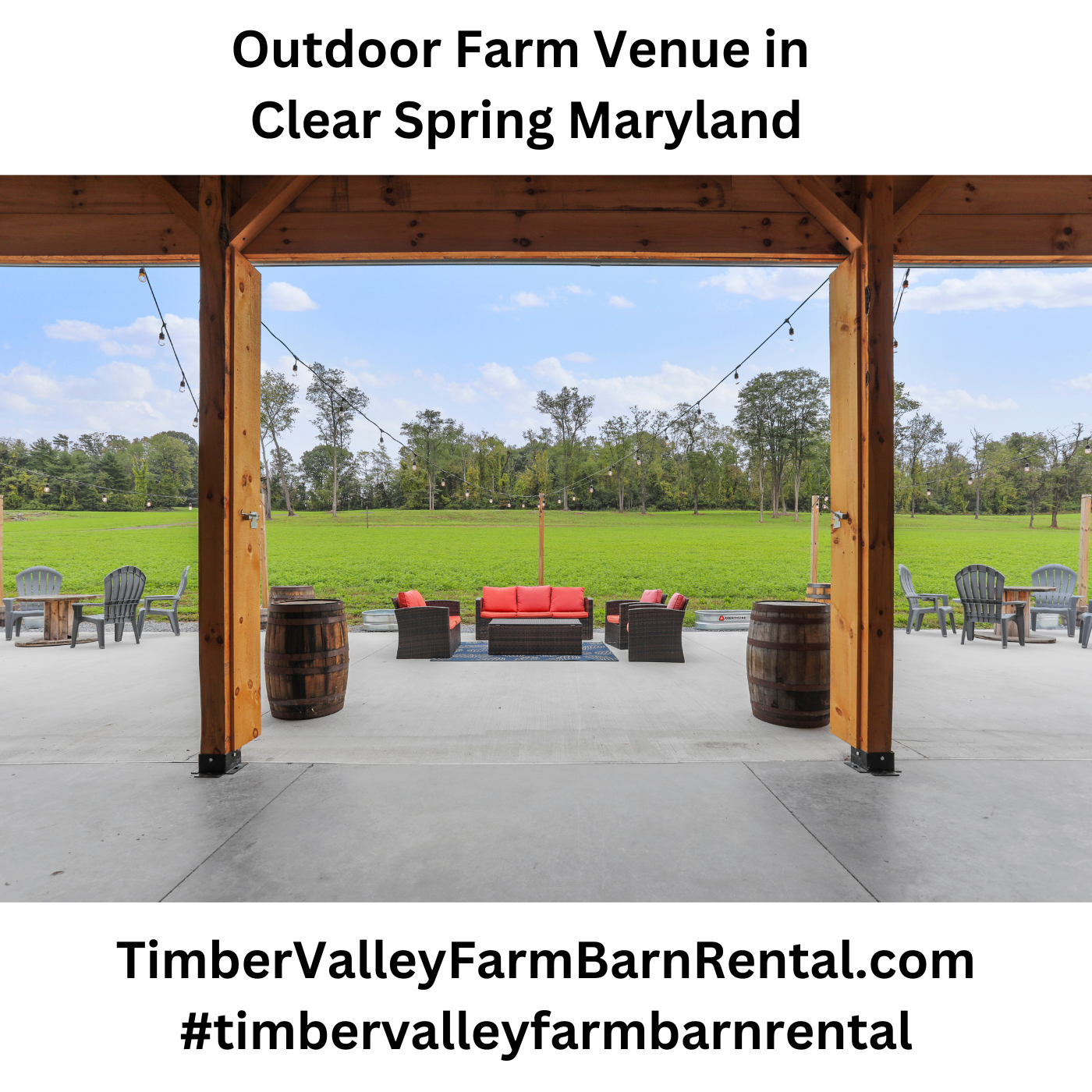 1 Unforgettable Scenery: The Ultimate Outdoor Farm Venue Clear Spring ...