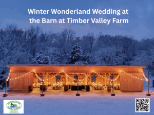 # 1 Stunning Winter Wonderland Wedding at the Barn at Timber Valley Farm